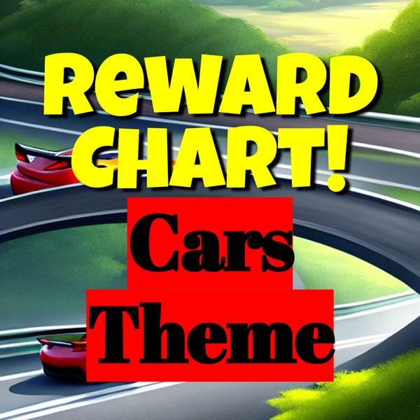Reward Chart Cars Theme - Etsy