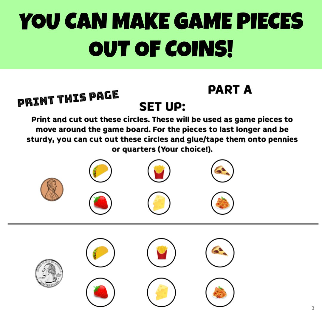 Would You Rather? Board Game Food Edition - Digital Download - Family ...