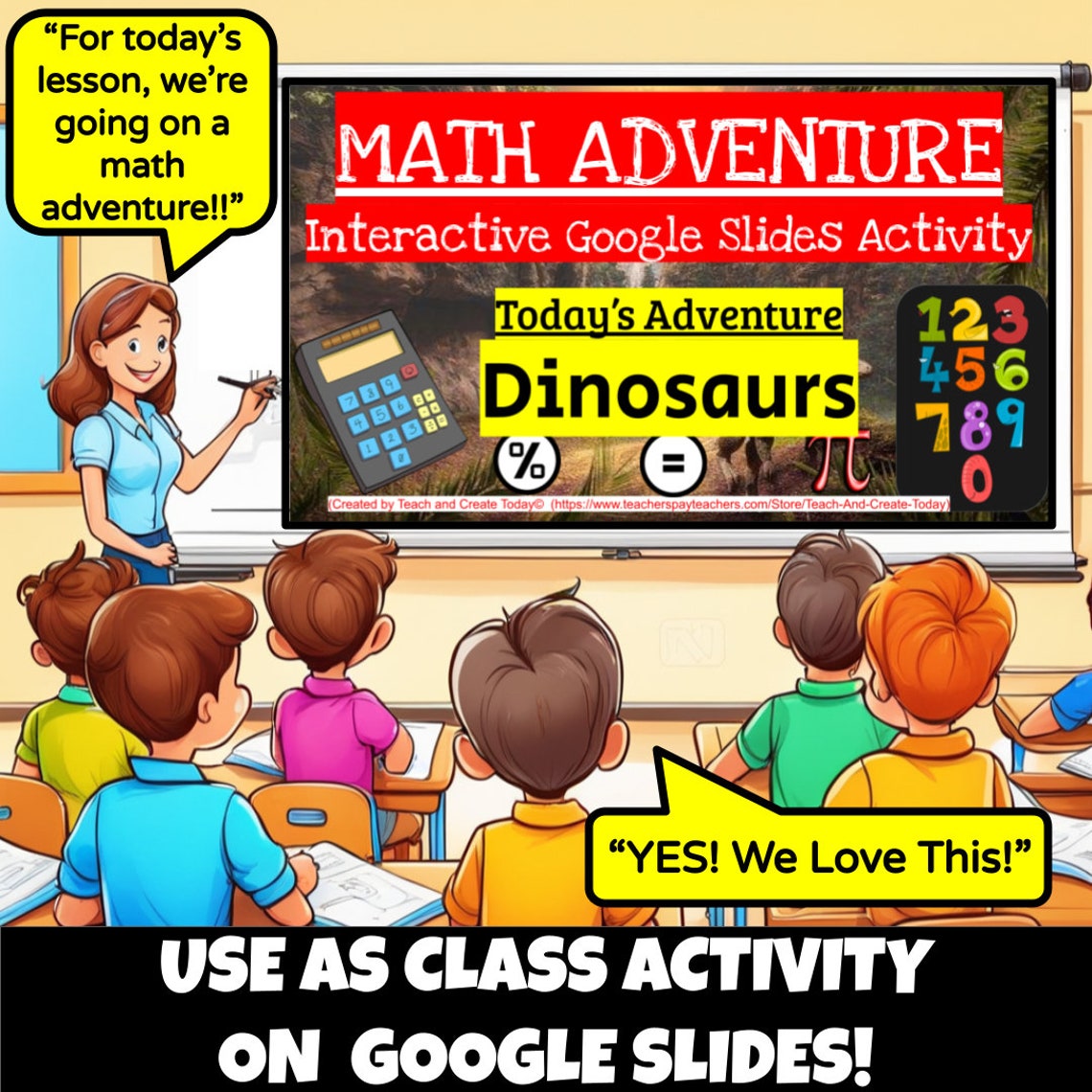 Math Adventures Bundle Digital Google Slides Interactive Activities for ...
