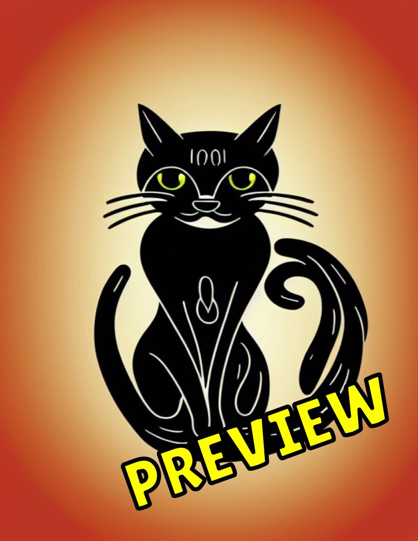 Cat Logos and Graphics 15 Images Included, 8.5 X 11 Images on Google ...