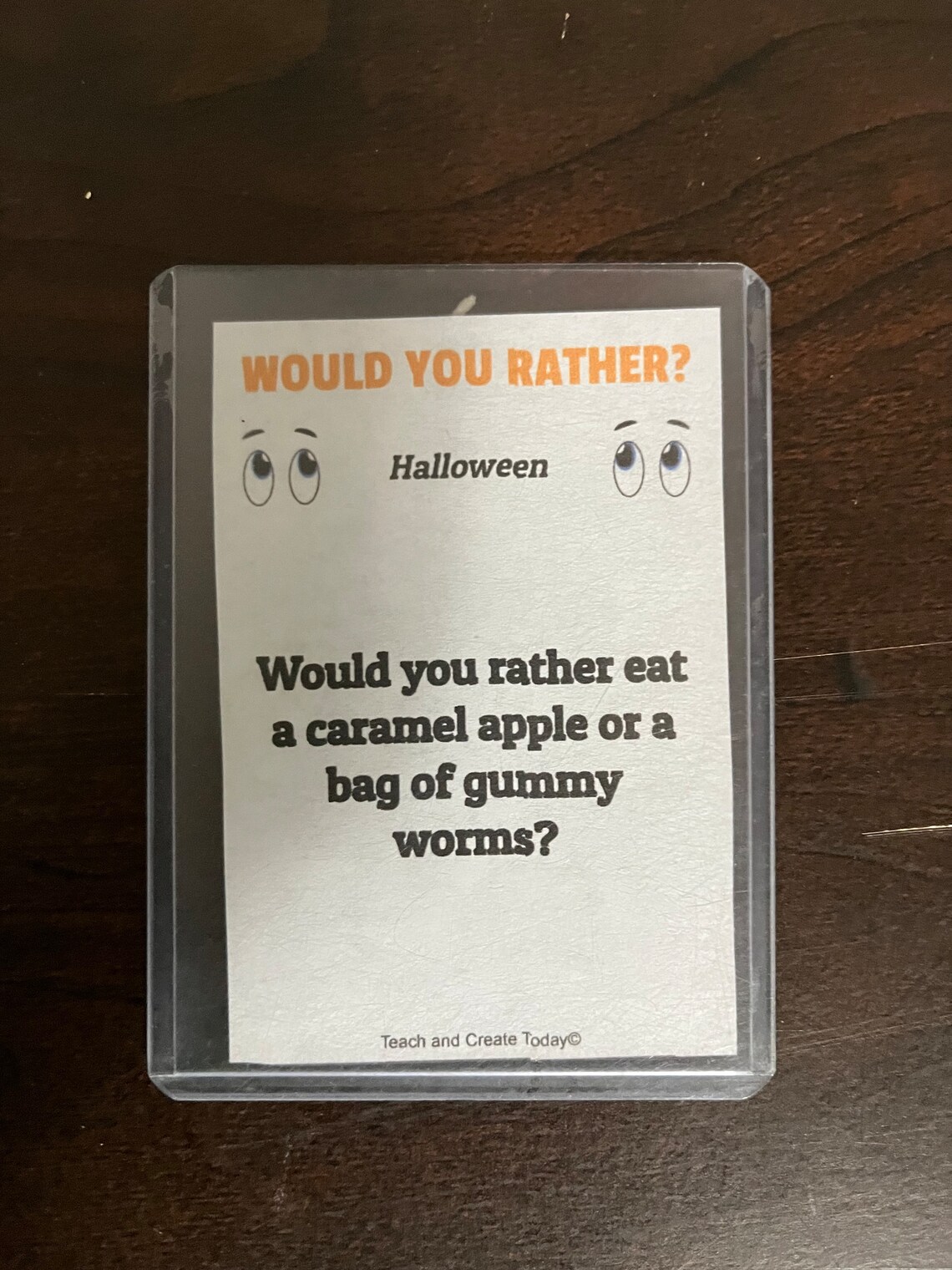 Would You Rather Cards-halloween Edition Printable 100 Questions for ...