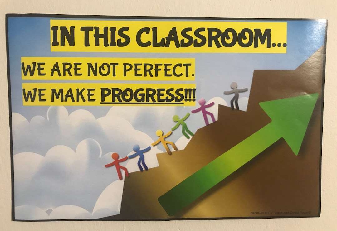 Back to School Poster Classroom Wall Poster in This - Etsy