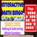 6th Grade Math Bingo Games Set 1 Add, Subtract, Multiply, Divide Whole ...