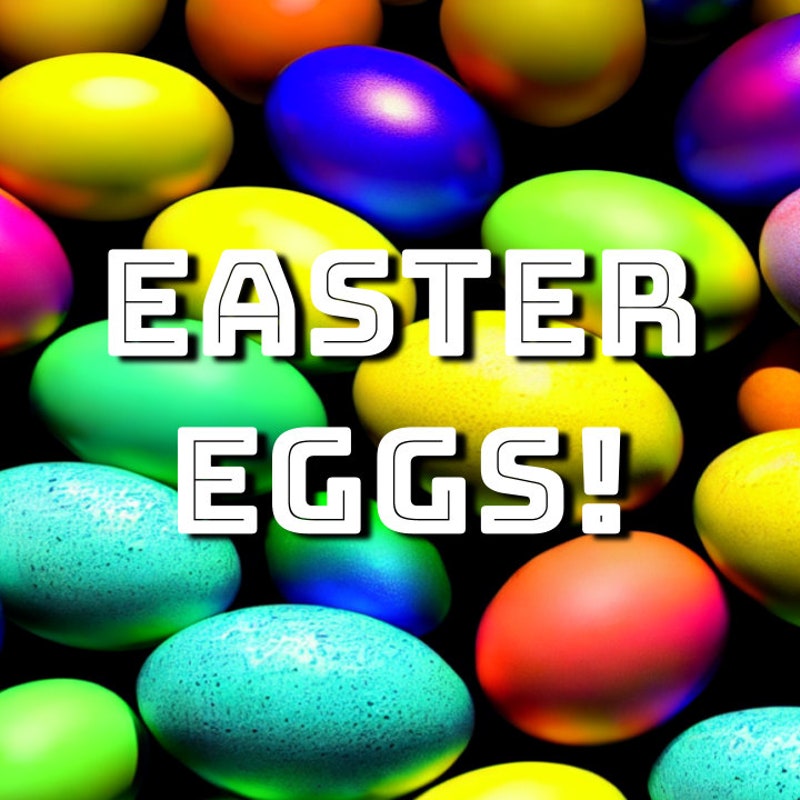 Pixel Easter Eggs - Etsy