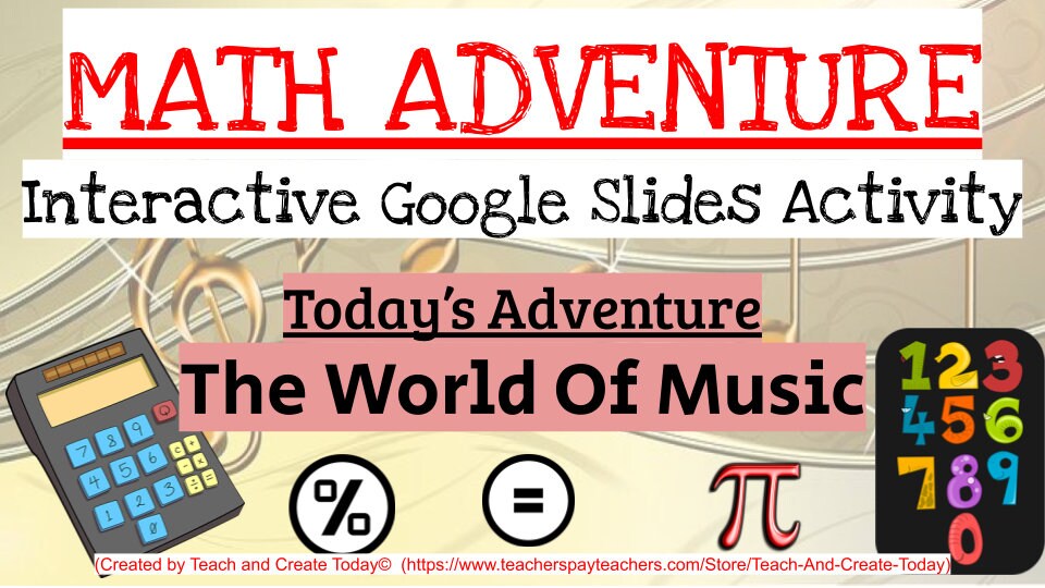 Math Adventures Bundle Digital Google Slides Interactive Activities for ...