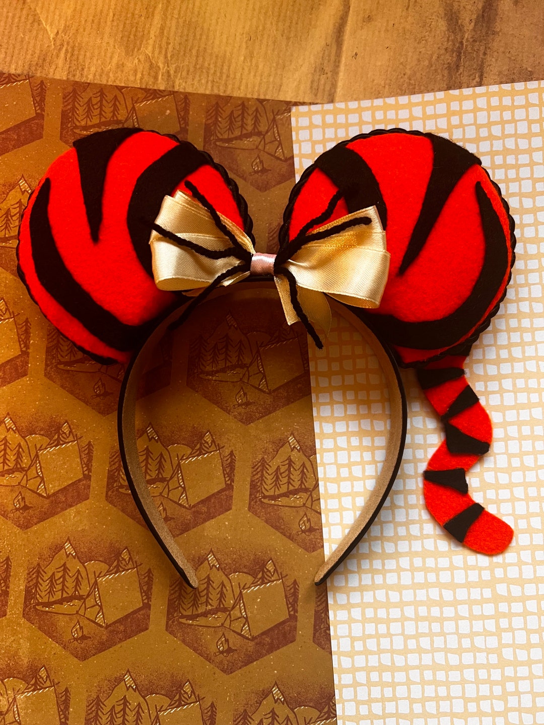 Tigger Winnie the Pooh Inspired Mickey Mouse Ears Headband - Etsy