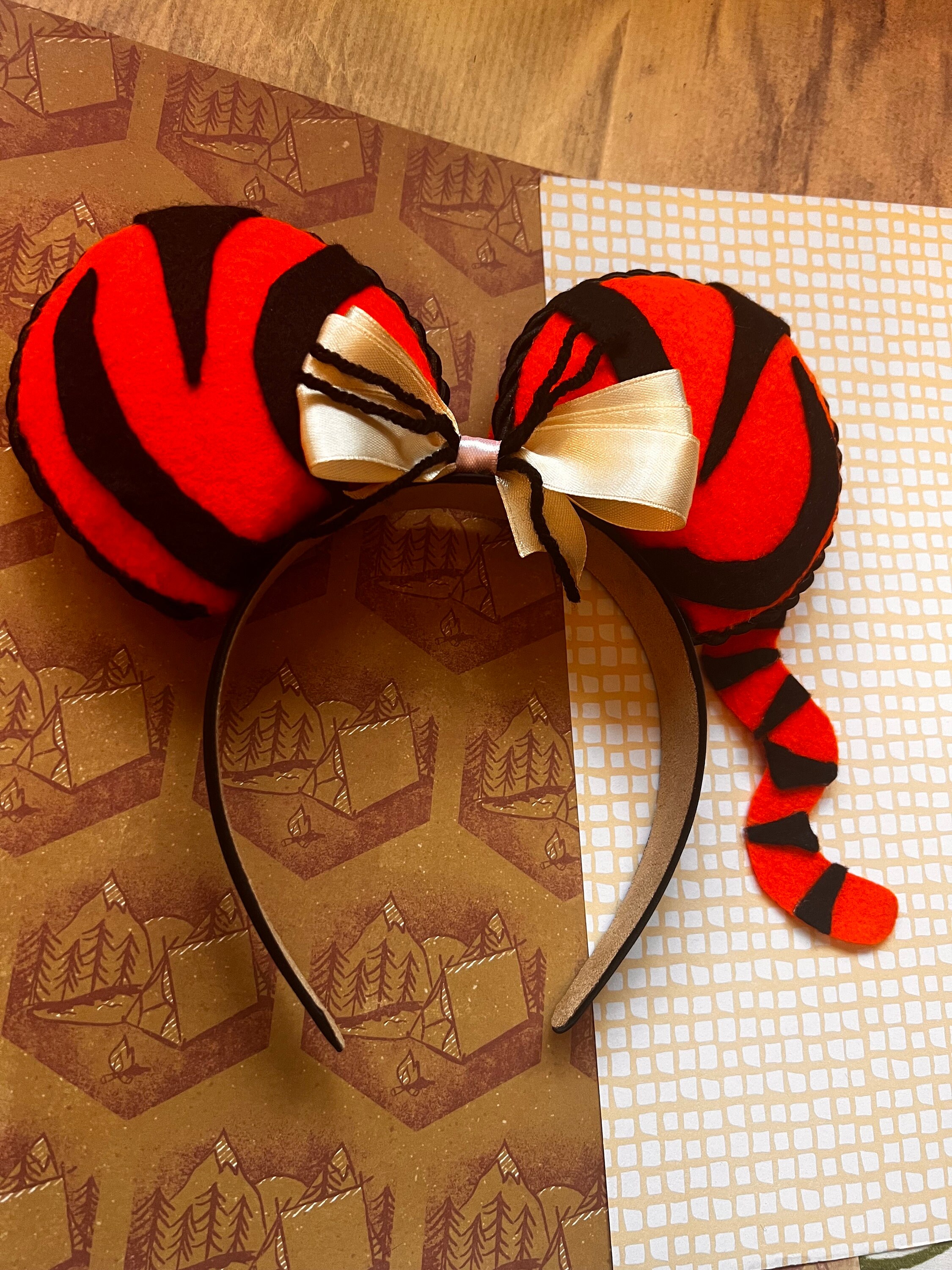 Tigger Winnie the Pooh Inspired Mickey Mouse Ears Headband - Etsy