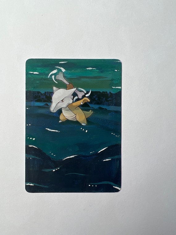 Painted Marowak Pokémon Card - Etsy