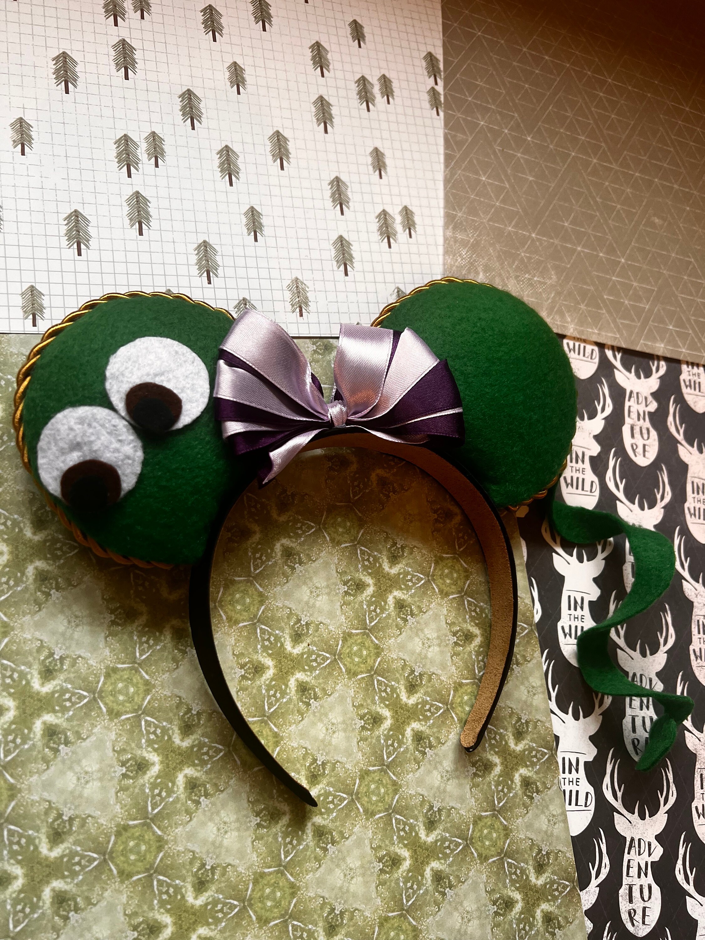 Pascal, Tangled Inspired Mickey Mouse Ears Headband - Etsy