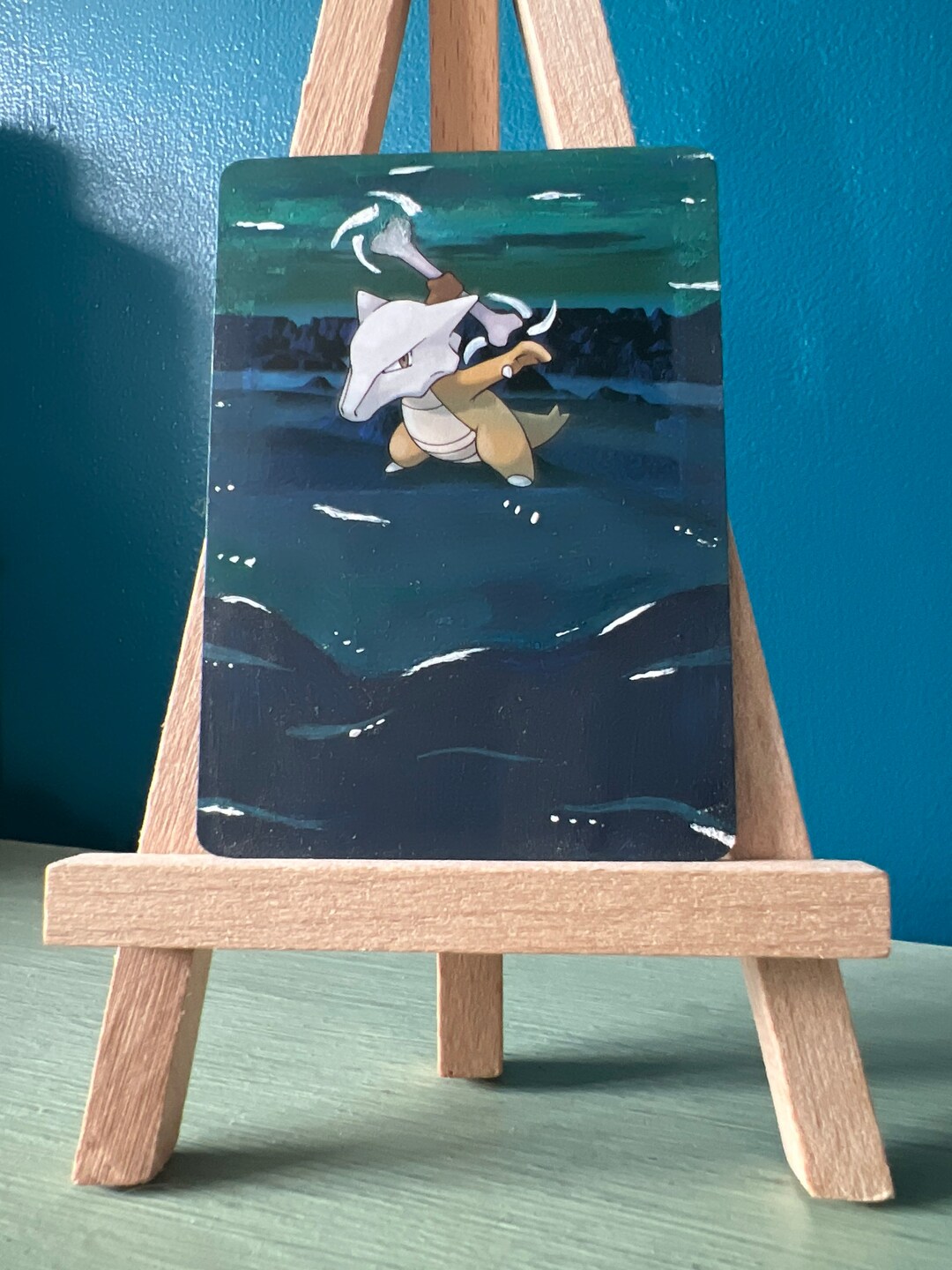 Painted Marowak Pokémon Card - Etsy