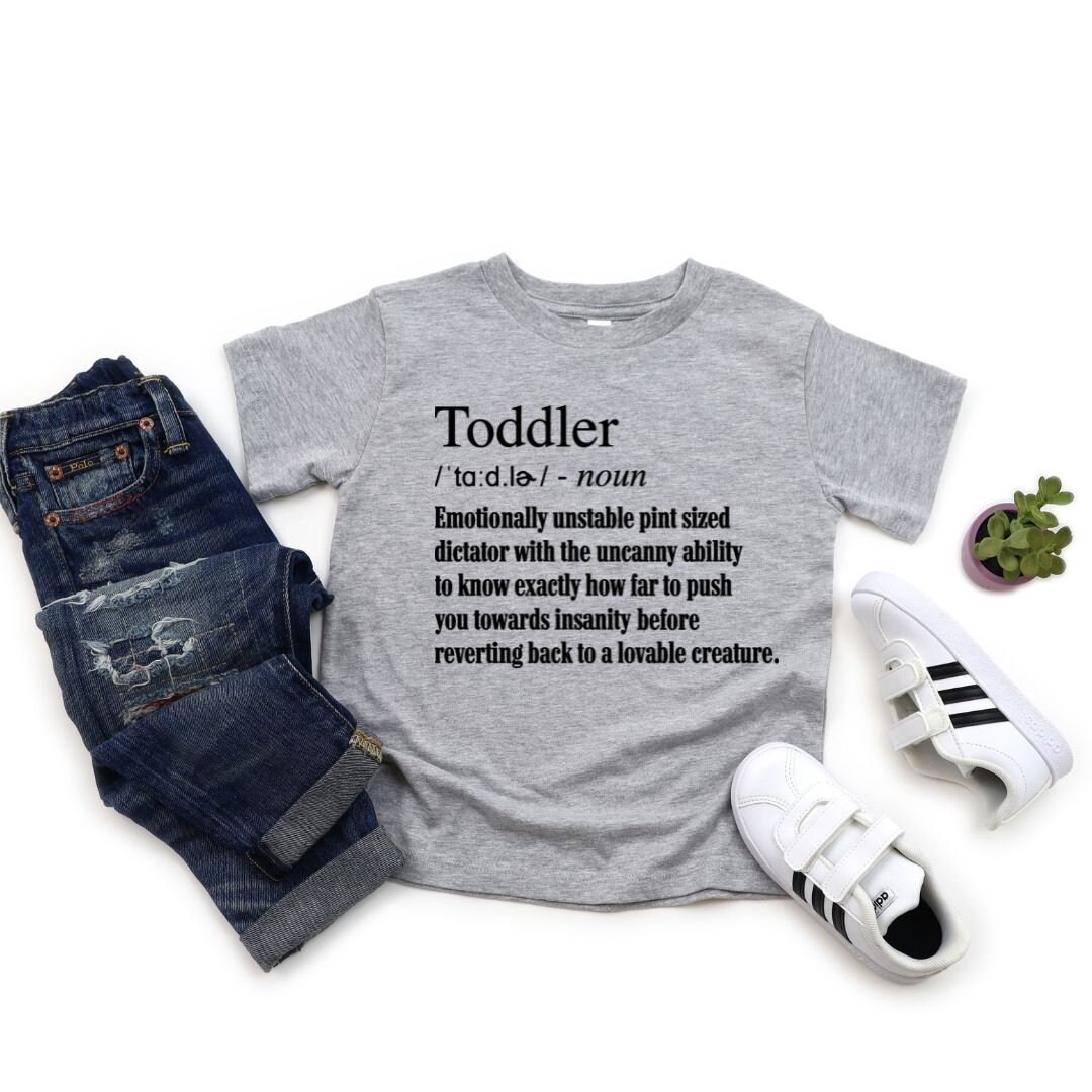 Toddler Definition Svg/ Toddler Humor Svg, Toddler T-shirt. - Etsy