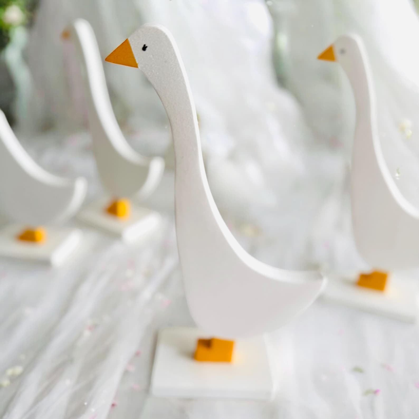 Handmade Wooden Goose Figurine: Farmhouse Scandinavian Easter Decor - Etsy