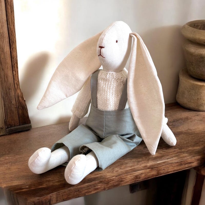 Linen Stuffed Animal - Etsy