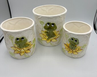 Frog Canister Set - Etsy