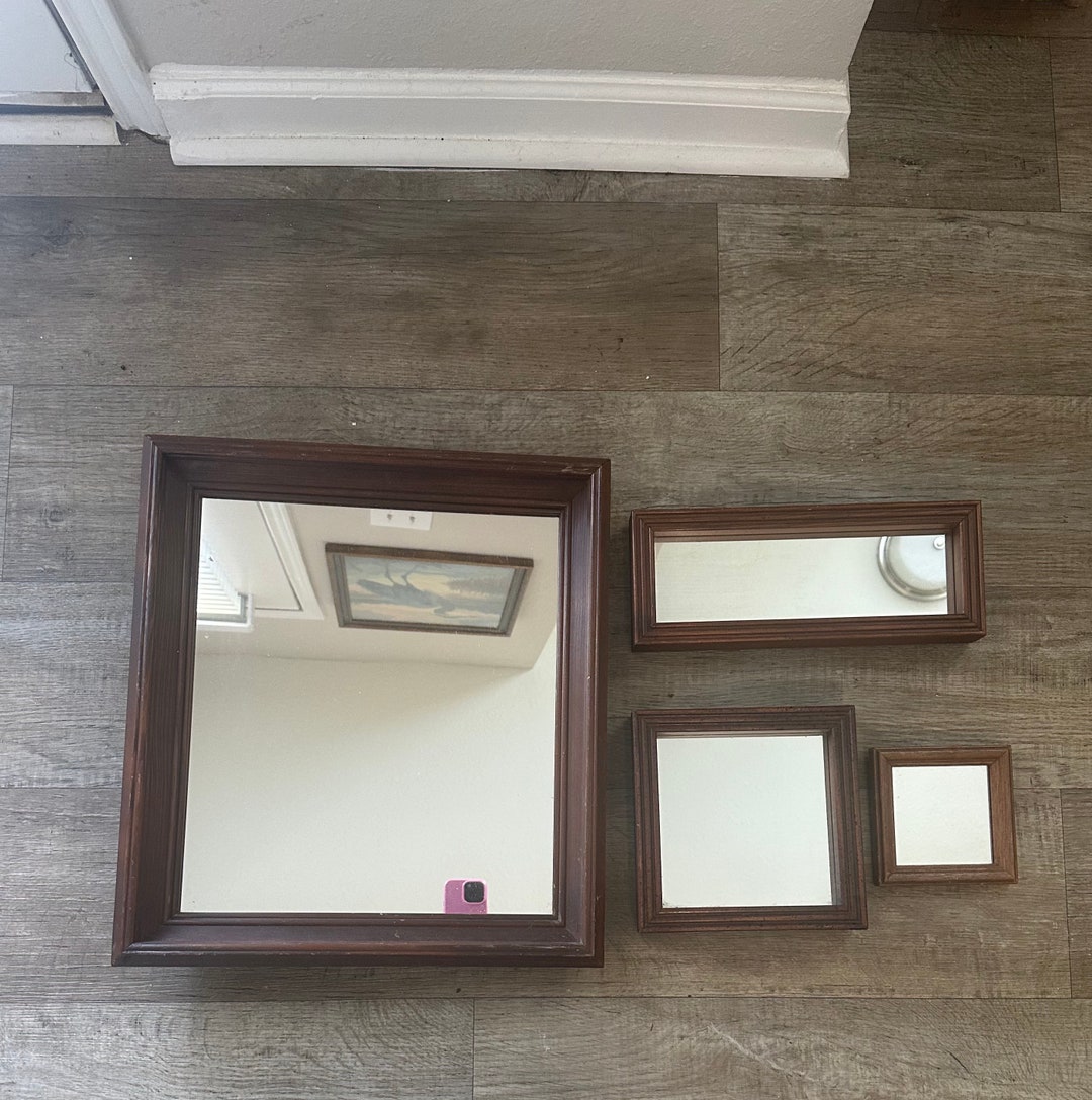 Vintage MCM Set of Mirrors - Etsy