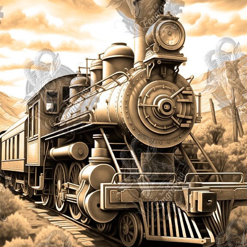 Laser Cut Locomotive - Etsy