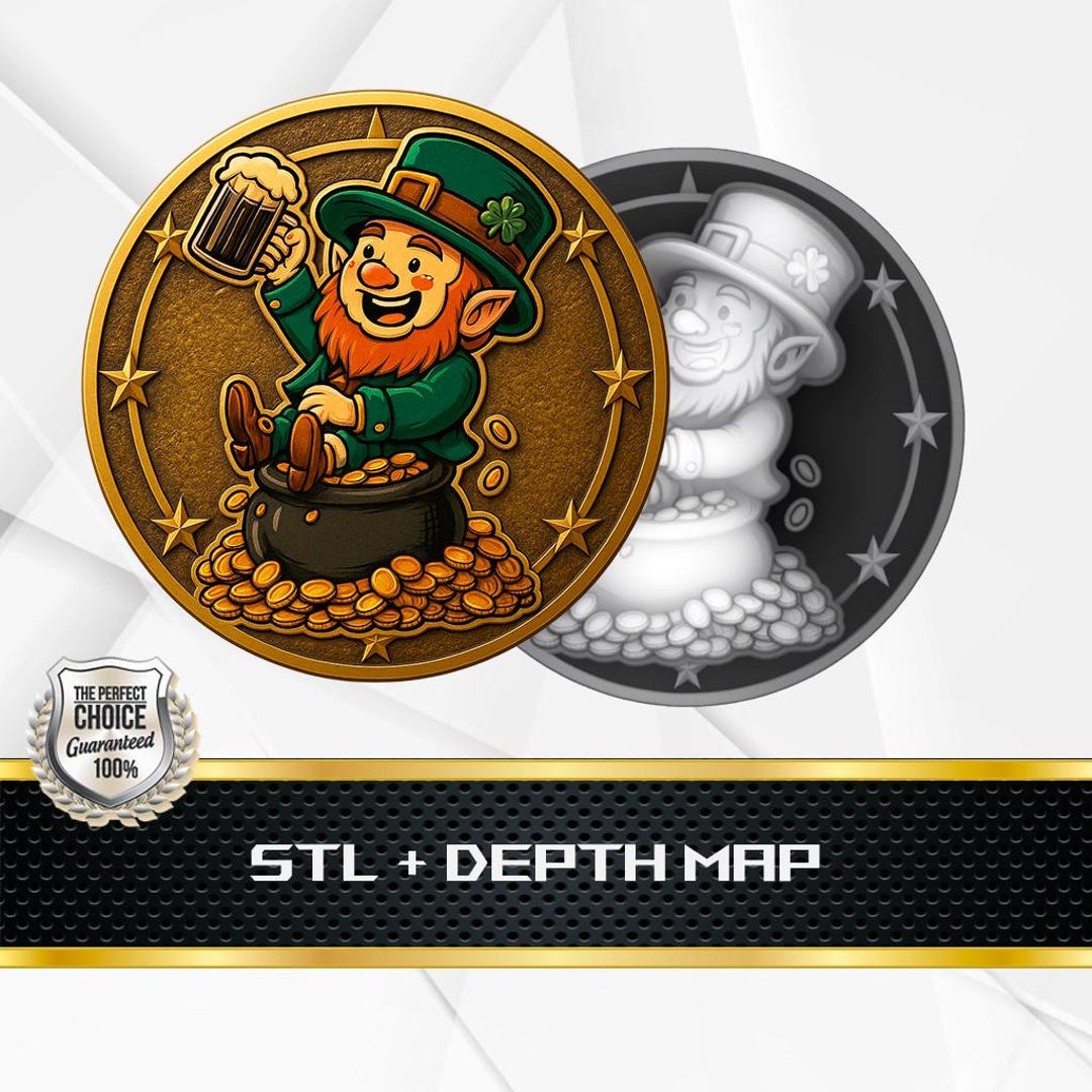 Coin Depth Map | Height Map | 3D Laser Engrave | Embossing 3D | Coin ...
