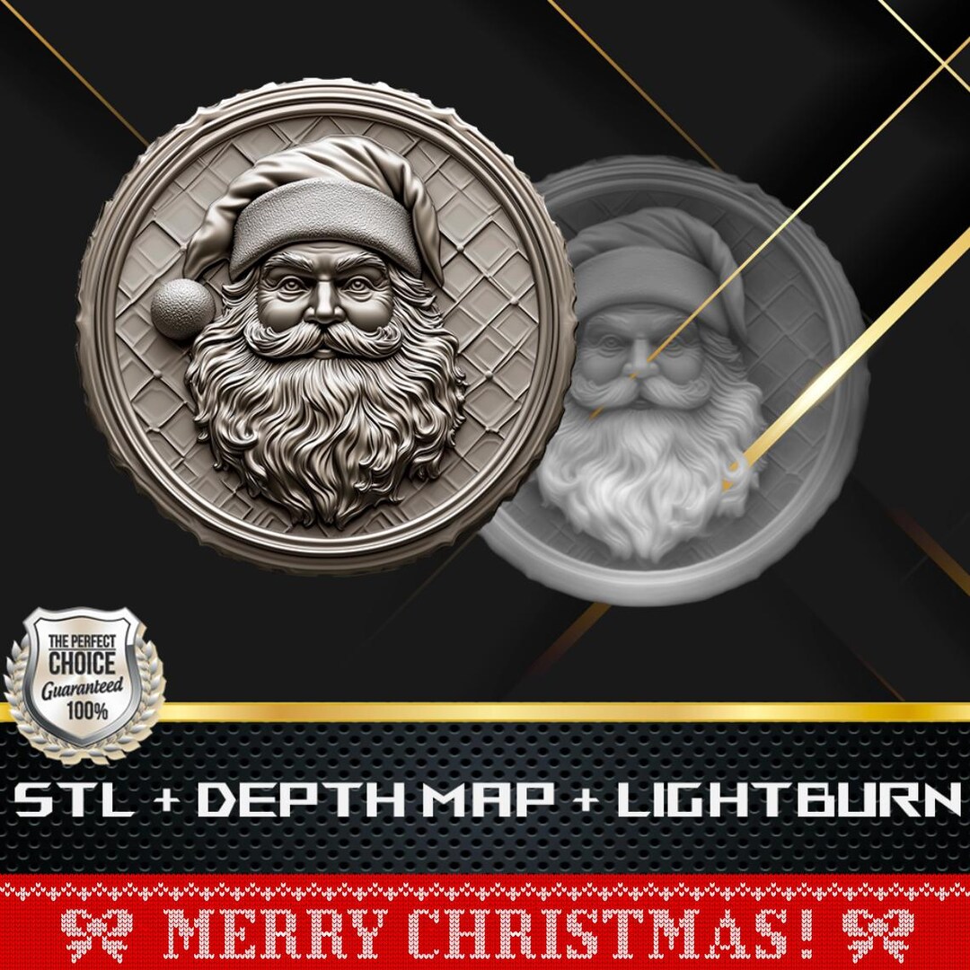 Coin Depth Map | Heigh Map | 3D Laser Engrave | Xtool | Glowforge | Stl ...