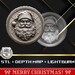 Santa Claus Coin Depth Map: Laser Engrave Files (STL, PNG) - Etsy