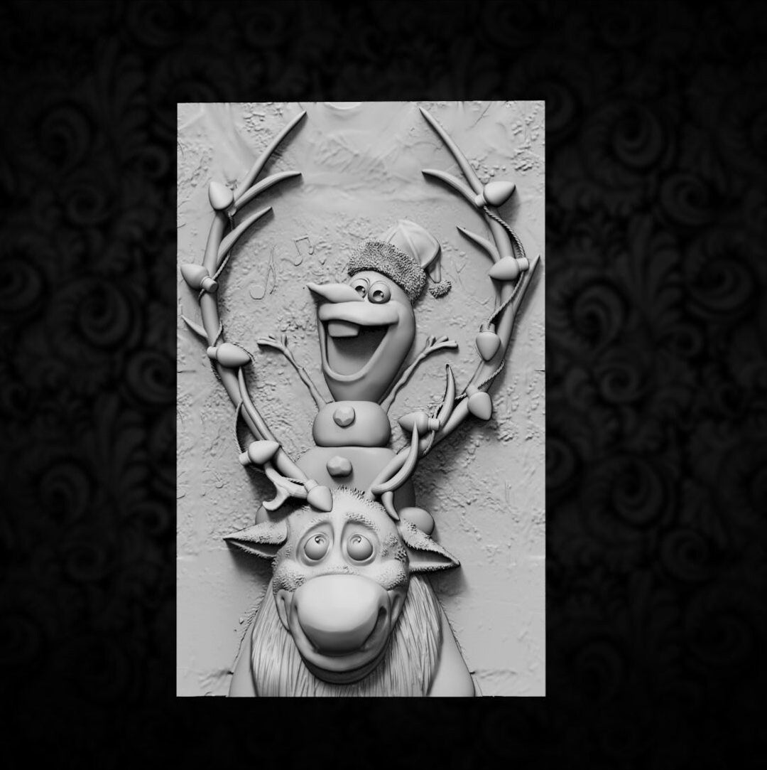 Snowman for CNC 3D STL Model Cnc Router Engraver Artcam - Etsy Australia