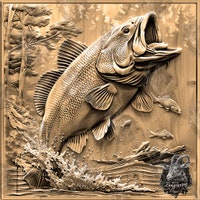 Fishing 3D Layered SVG, Laser Cut Files, Instant Download Ai Cdr Eps ...
