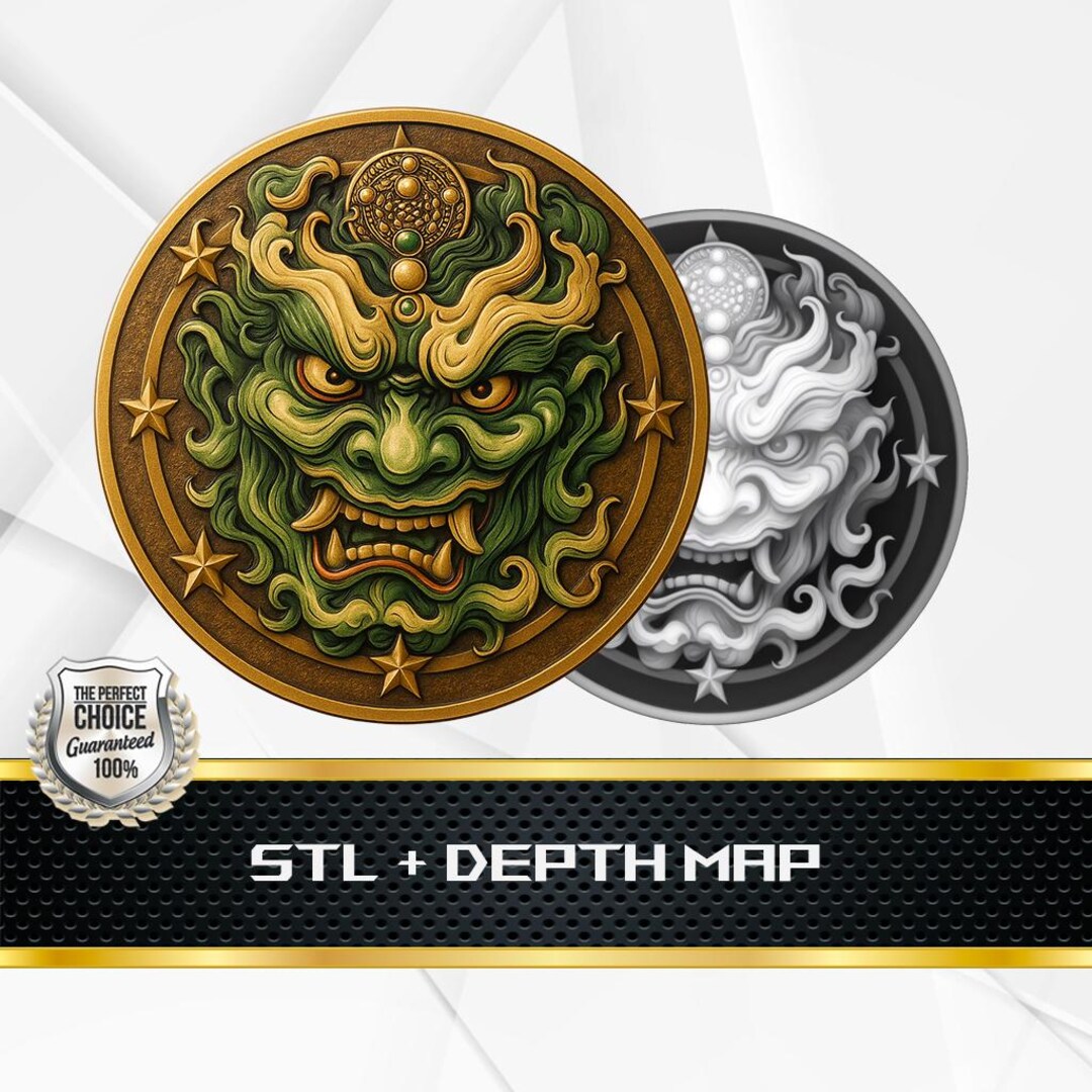 Coin Depth Map | Height Map | 3D Laser Engrave | Embossing 3D | Coin ...