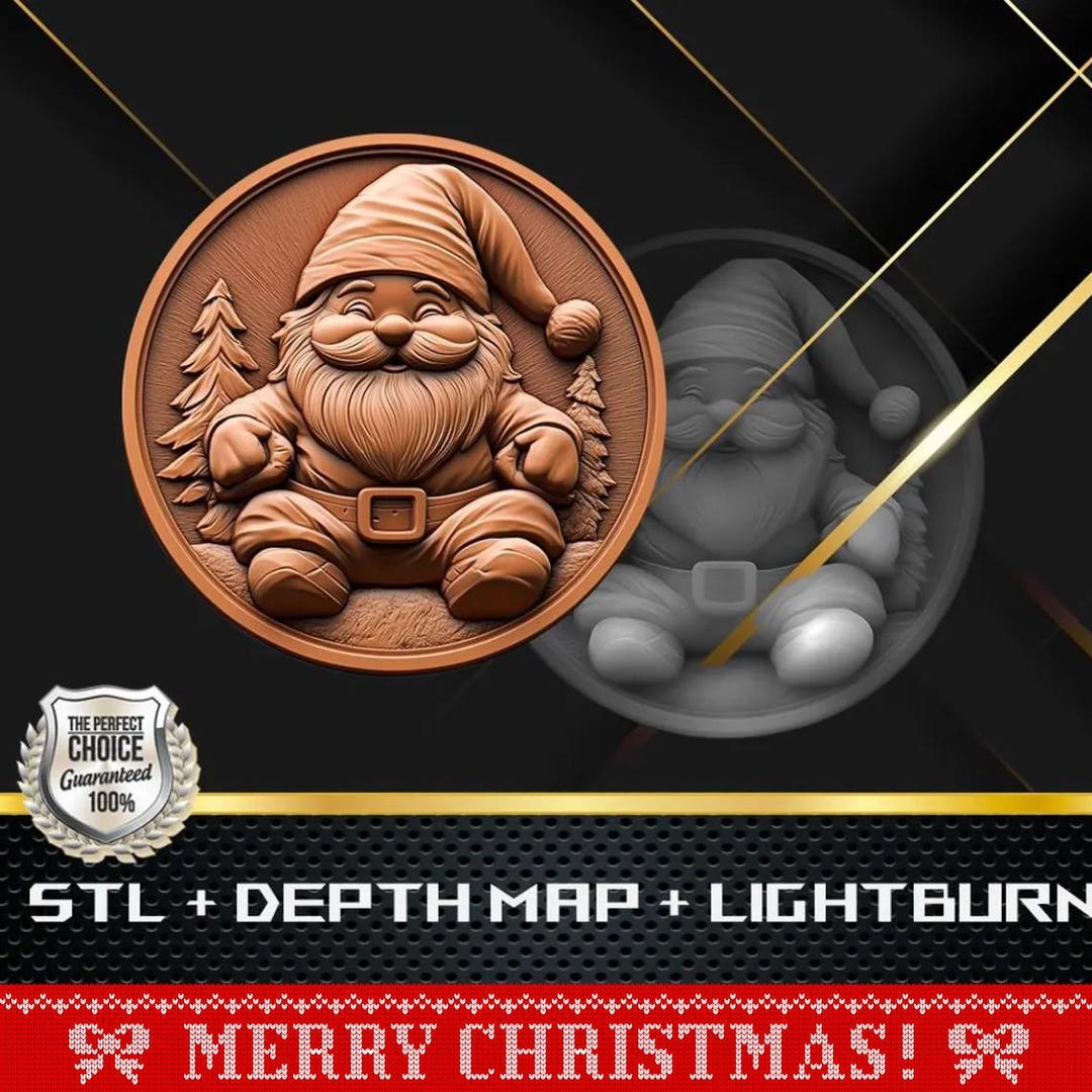 Coin Depth Map | Heigh Map | 3D Laser Engrave | Xtool | Glowforge | Stl ...