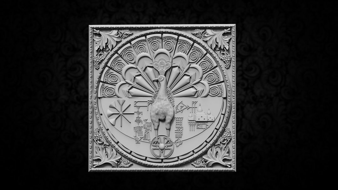 Peacock For Cnc 3d Stl Model Cnc Router Engraver Artcam Etsy