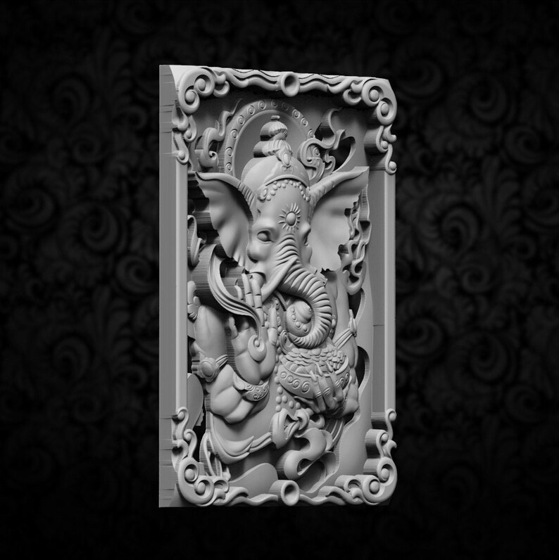 Buy Ganesha For Cnc 3d Stl Model Cnc Router Engraver Artcam Online In