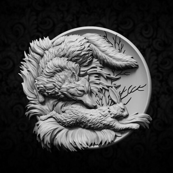 Fox and Rabbit - Etsy