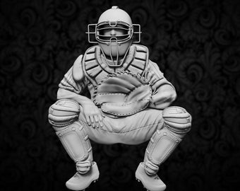 Baseball Player 3D Stl Model 10191 for CNC Router Engraver - Etsy