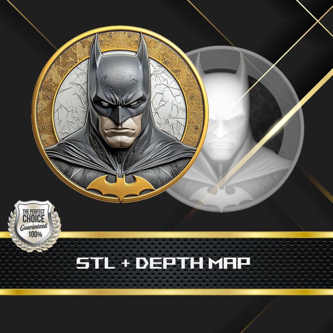 Coin Depth Map | Height Map | 3D Laser Engrave | Laser Cut | STL | PNG ...