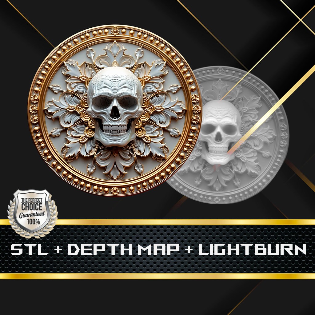 Coin Depth Map Heigh Map 3D Laser Engrave Xtool Glowforge Stl File PNG ...