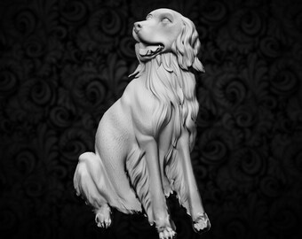 Dog 3D STL Model CNC Router Engraver Artcam Aspire CNC - Etsy