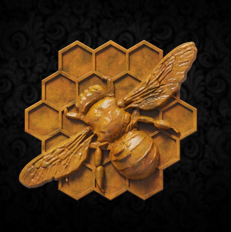 Bee 3D Print and CNC 3D STL Model Cnc Router Engraver - Etsy Polska