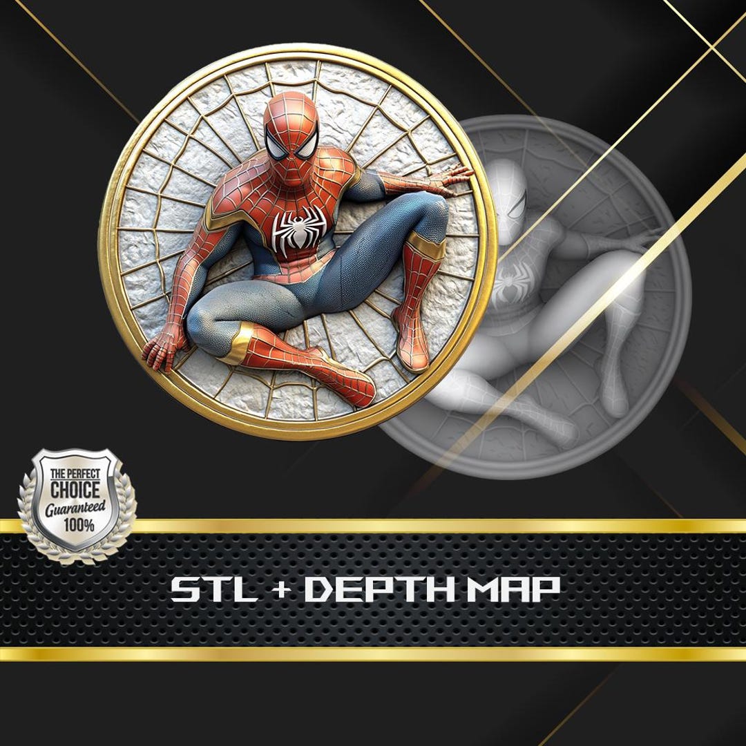 Coin Depth Map | Height Map | 3D Laser Engrave | Laser Cut | STL | PNG ...