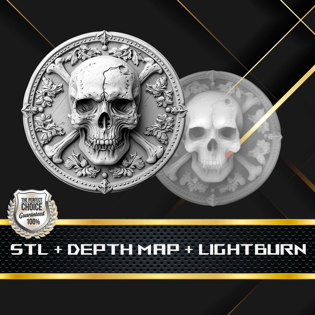 Coin Depth Map Heigh Map 3D Laser Engrave Xtool Glowforge Stl File PNG ...