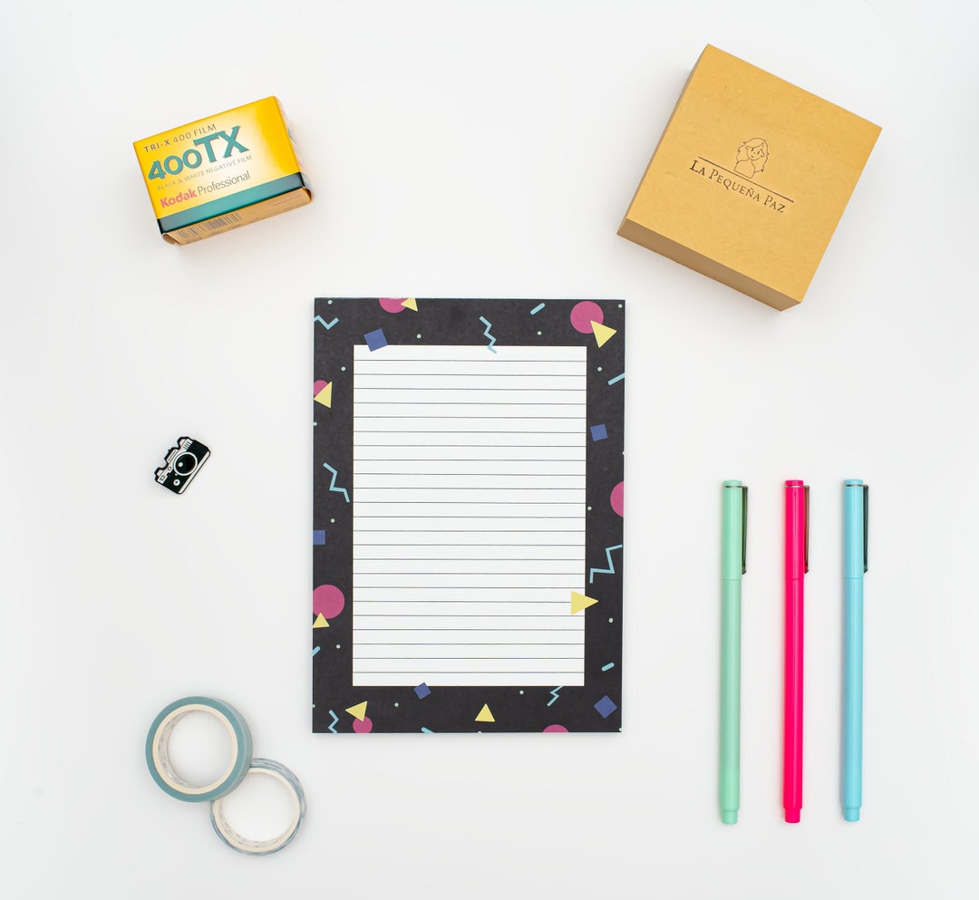 The 80s Teen Notepad - Etsy