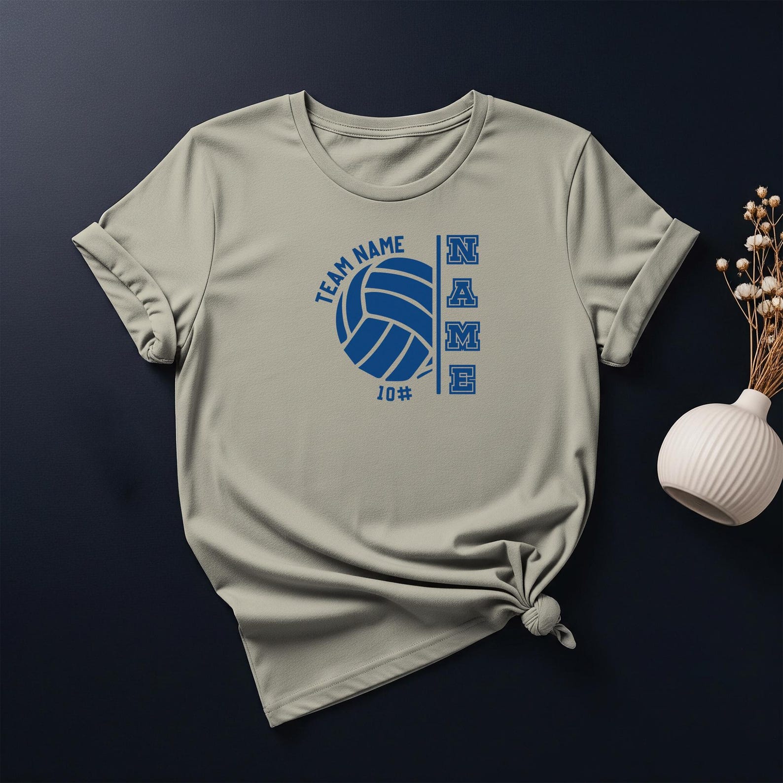Personalized Volleyball Team Shirt, Custom Name & Number Tshirt ...