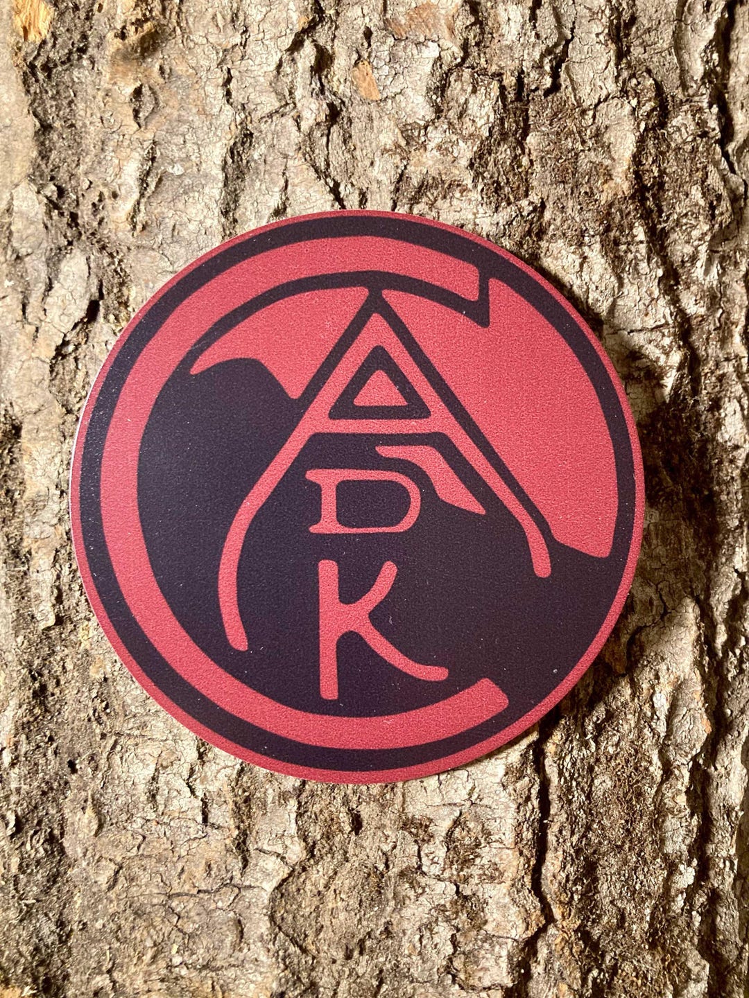Adirondack / Catskill NYDEC Replica Aluminum Hiking Adk 46er Red Disc ...
