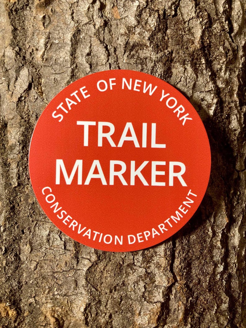 Adirondack / Catskill NYDEC Replica Aluminum Hiking Adk 46er Disc ...