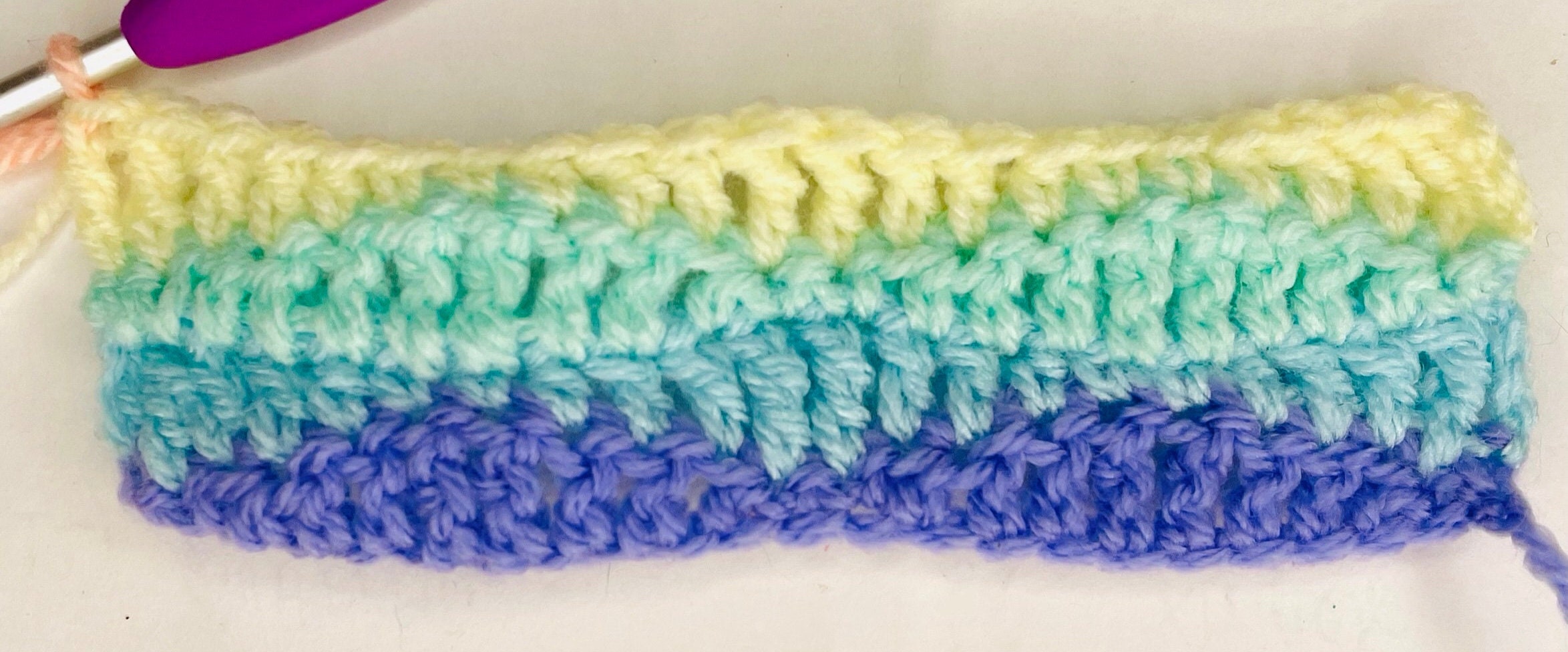 Rolling Waves Granny Square Crochet PATTERN digital PDF Only, Retro ...