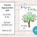 Teacher Appreciation Handprint, Teacher Appreciation Handprint Art ...