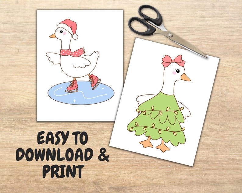 Christmas Bulletin Board Kit: Silly Goose Classroom Decor (PDF) - Etsy