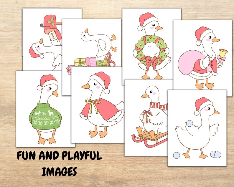 Christmas Bulletin Board Kit: Silly Goose Classroom Decor (PDF) - Etsy