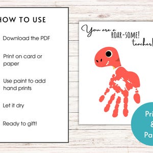Teacher Appreciation Handprint, Teacher Appreciation Handprint Art ...