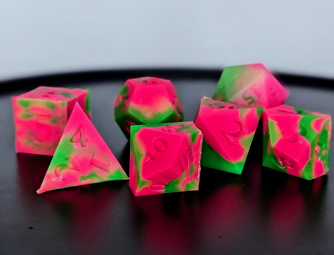 Popular - "wicked"-inspired Squishy Dice Set for Dungeons and Dragons D ...