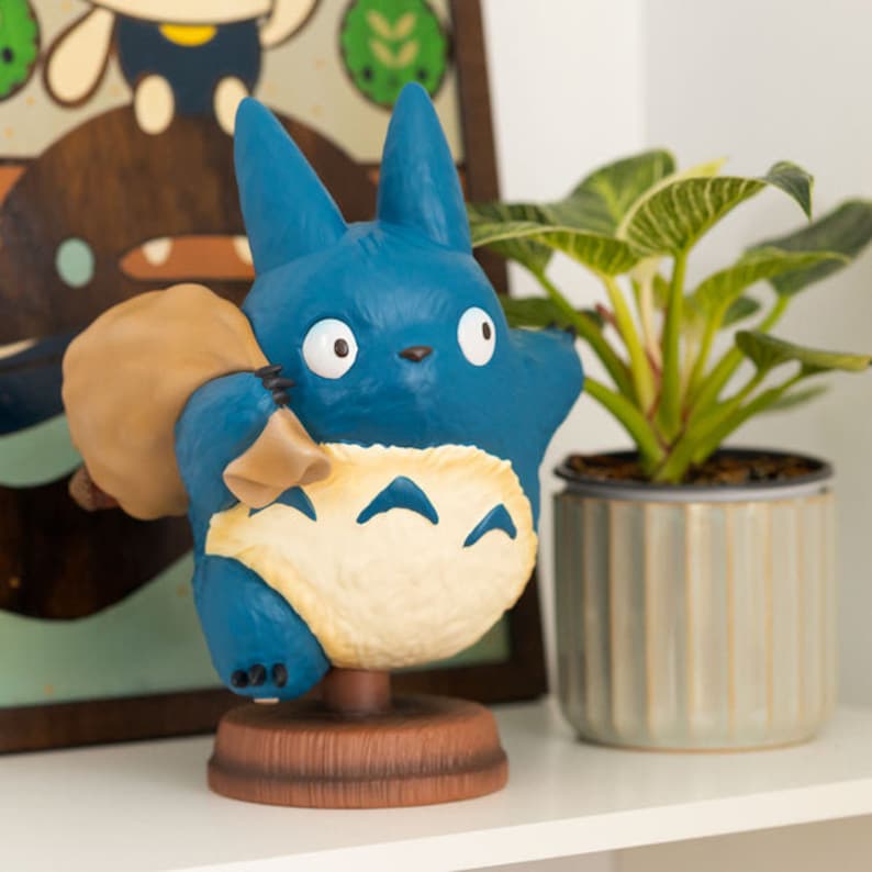 Original Large Blue Totoro (chu) Statue - Etsy