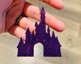 Castle Keychain - Etsy