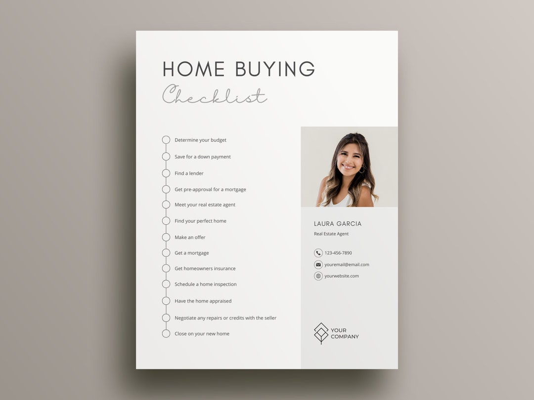 Home Buyer Checklist, Home Buying Process, Home Buyer Guide, Real ...